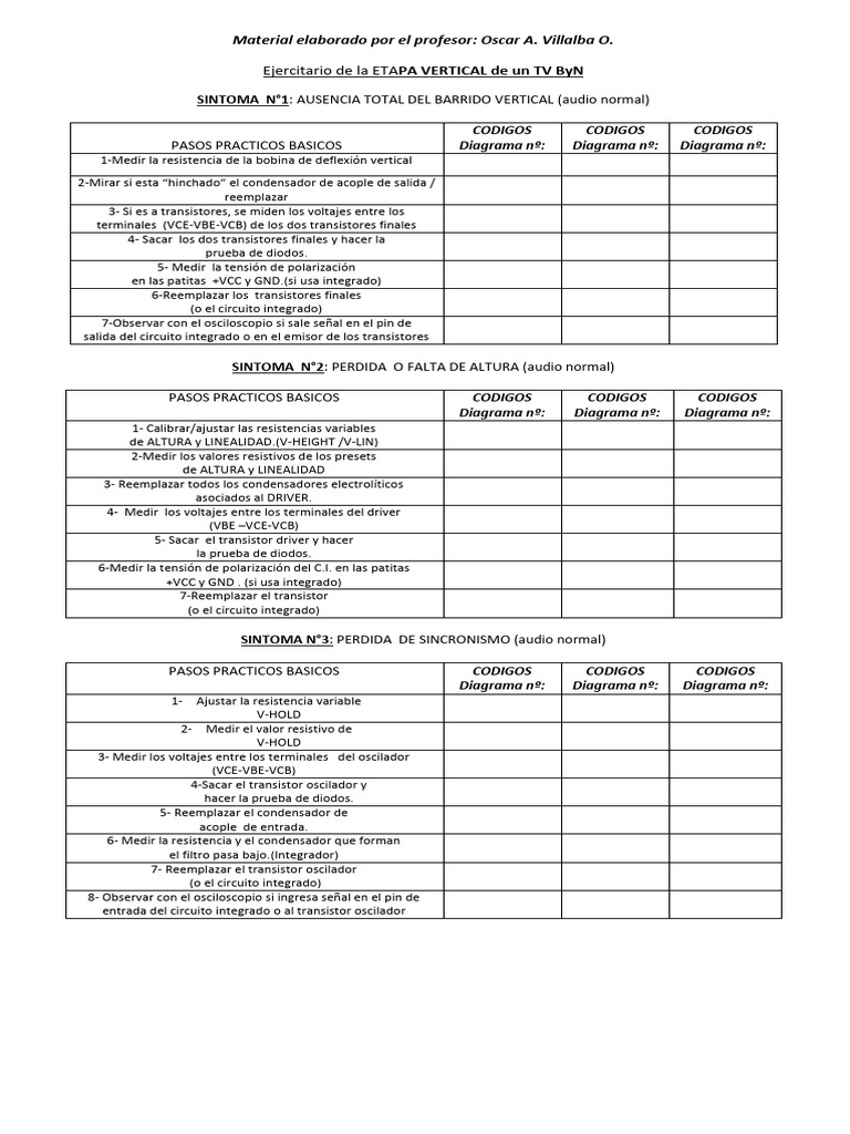 Ejercitario VERTICAL | PDF | Transistor | Red eléctrica