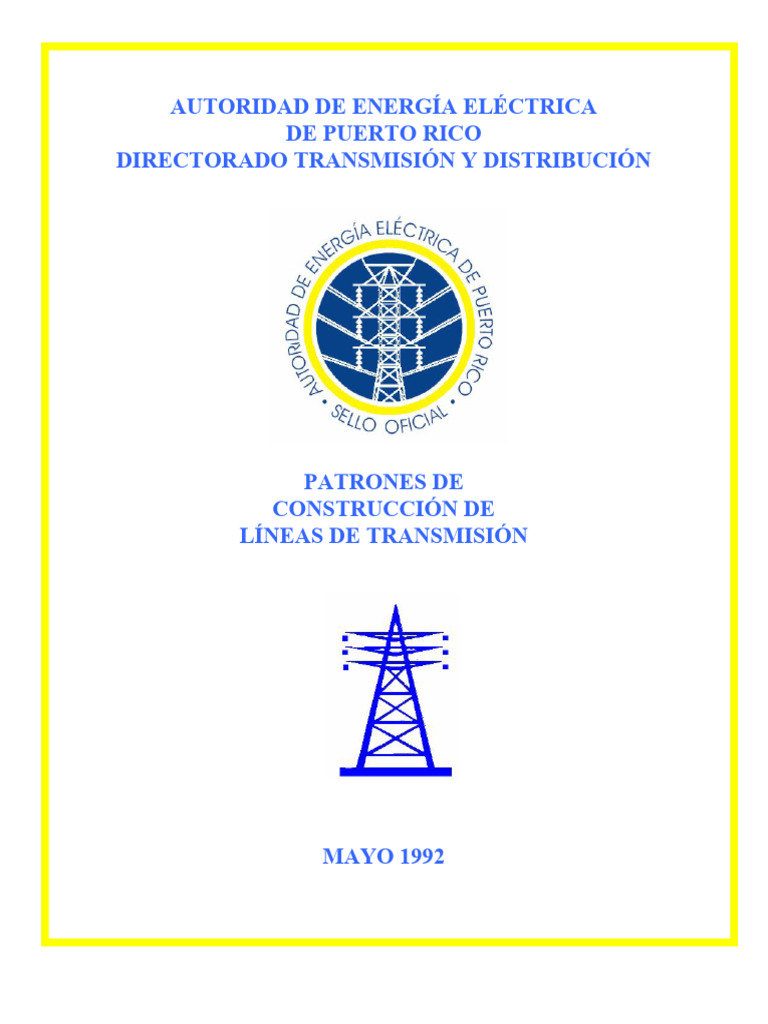 Torres de Transmisión y Subtransmisión | PDF