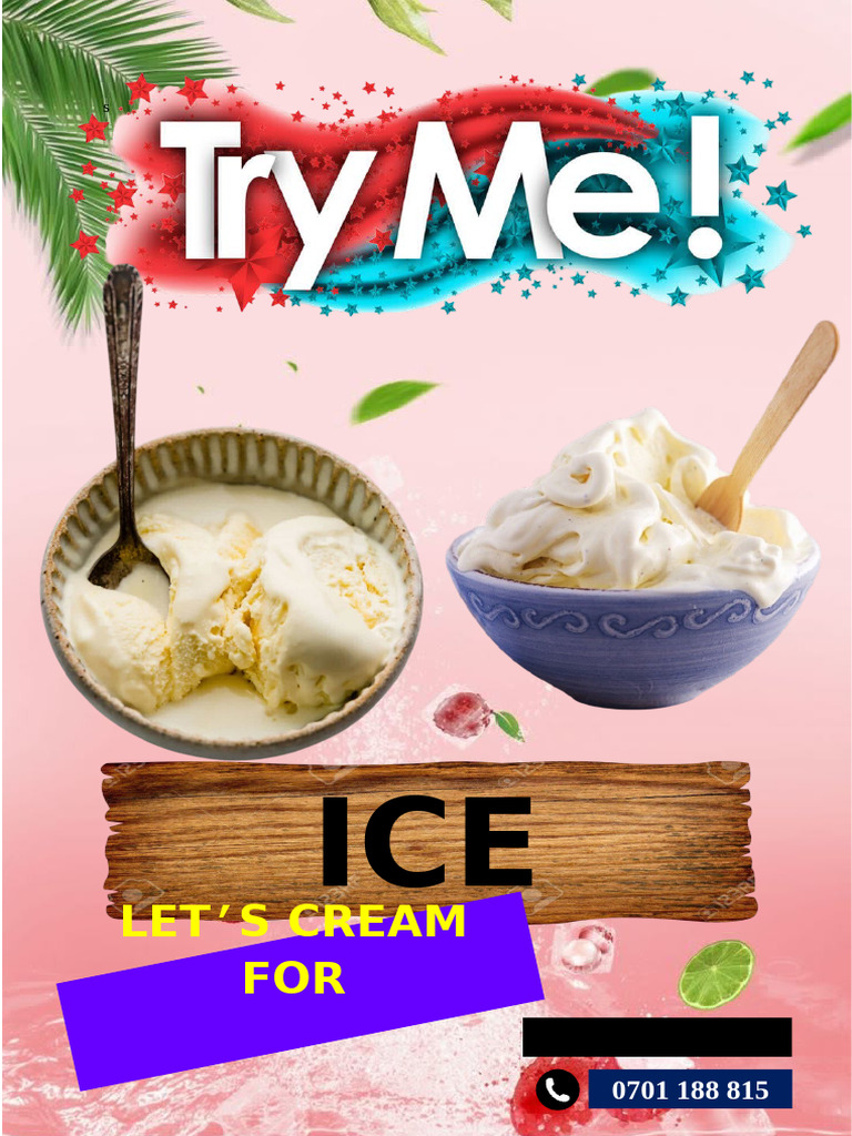 Ice Cream in Bowl | PDF