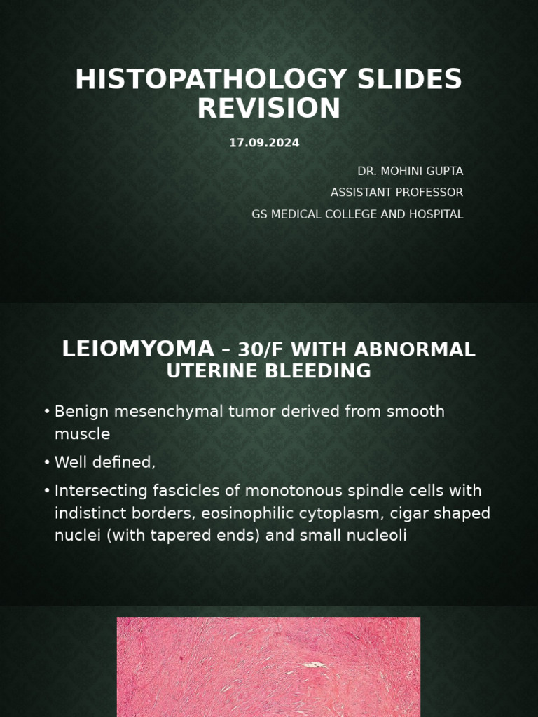 Histopath Slides Revision Ug | PDF | Epithelium | Neoplasms