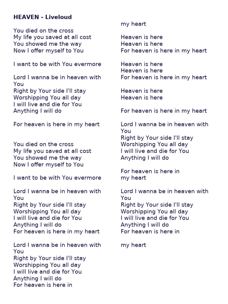 Heaven | PDF