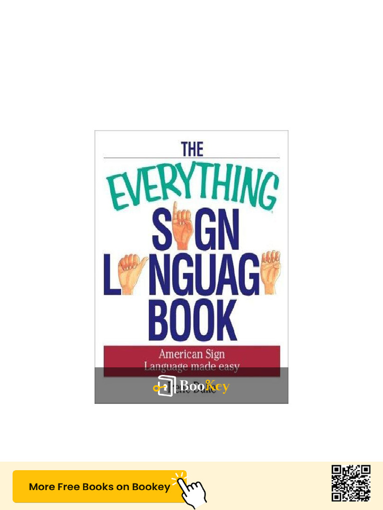 Everything Sign Language Book PDF | PDF | American Sign Language | Sign ...