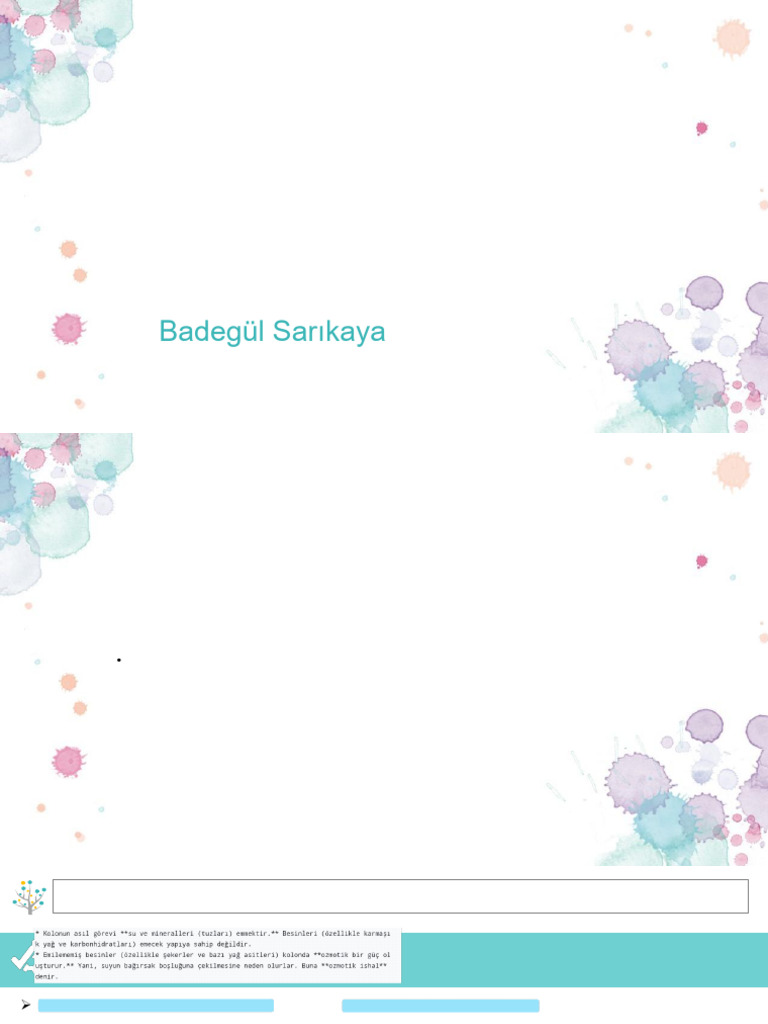 8) Digestion and Absorption in Colon - 251024 - 000101 | PDF