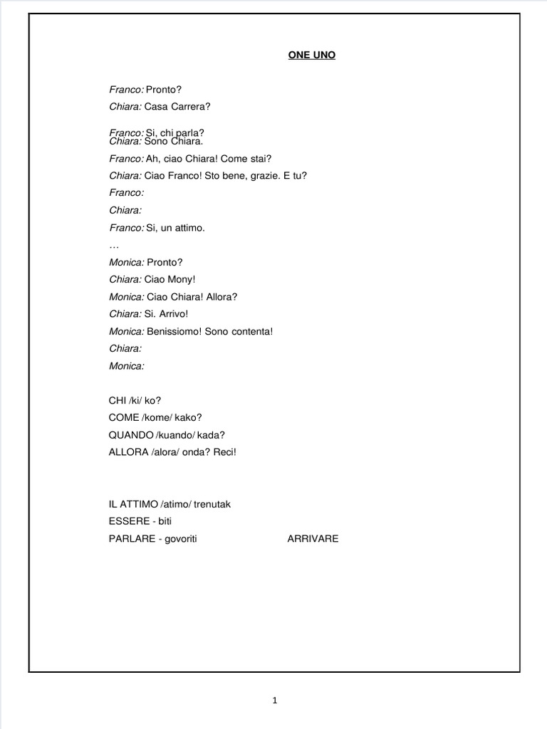 Dokumen - Tips Italijanski Jezik Skripta | PDF