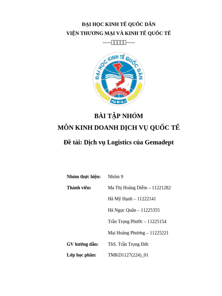 Nhóm 9 - Gemadept | PDF