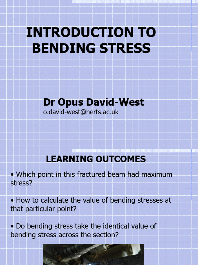 Lecture 4b Introduction To Bending Stress | PDF