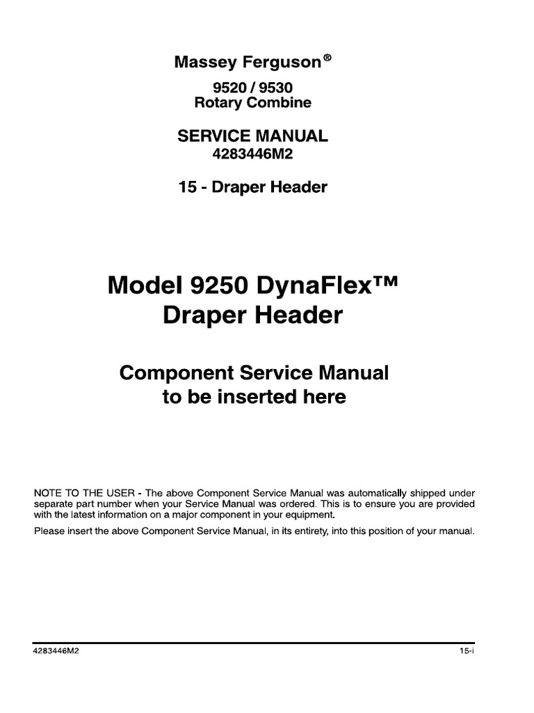 Draper Header | PDF