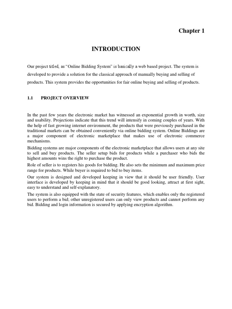 Online Bidding System Features | PDF | Sales | Java Server Faces