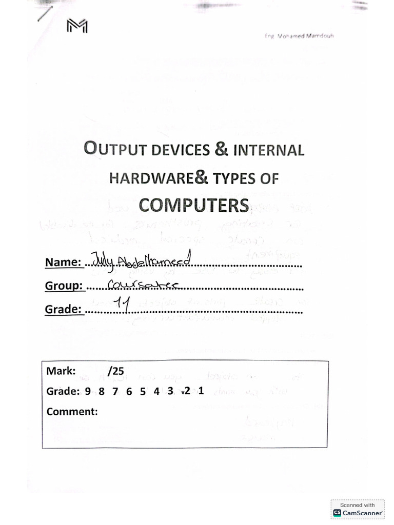 Ch2 Unit 1 Mini Theory Quiz | PDF