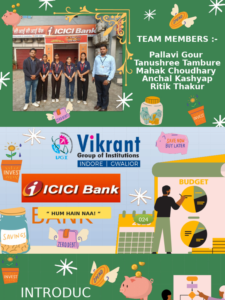 Icici Bank - PPTX 2 | PDF | Banks | Corporate Social Responsibility