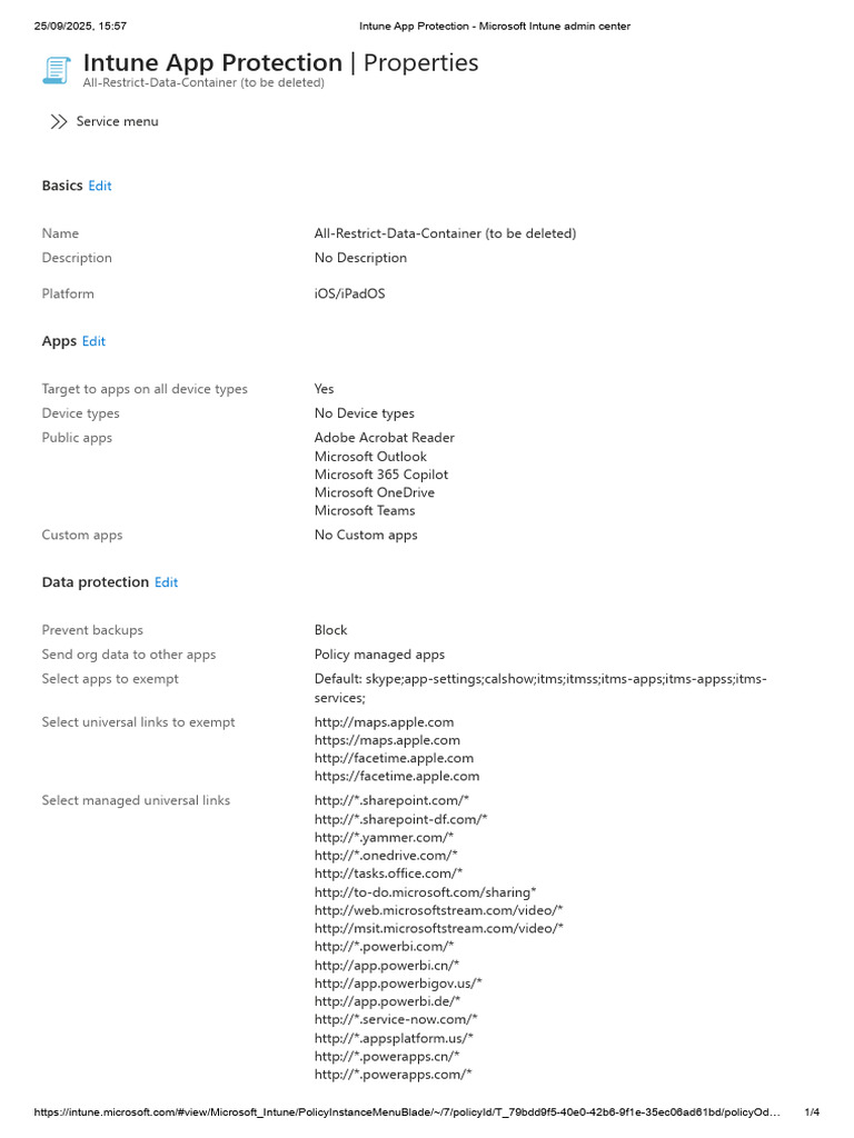 Intune App Protection - IOS | PDF | Mobile App | Personal Identification Number