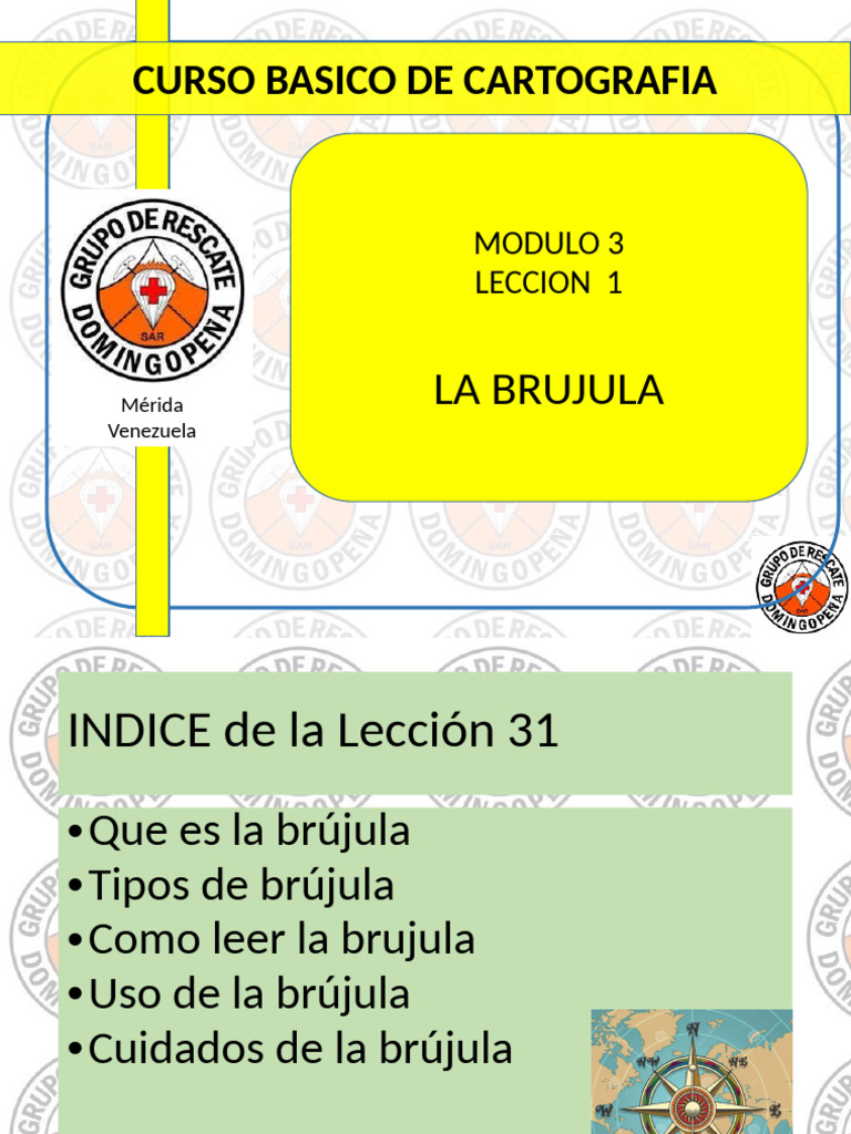 L31 CBC La Brujula | PDF | Brújula | Azimut