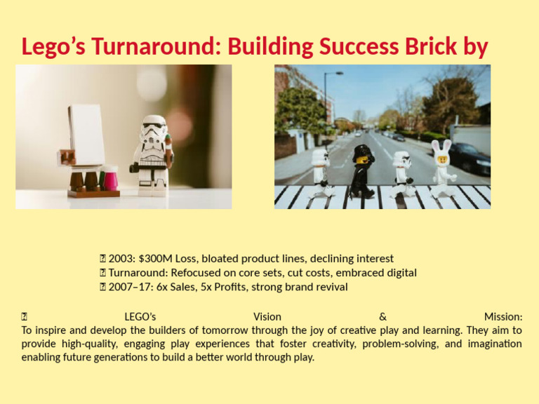 Lego Turnaround Final Visuals | PDF
