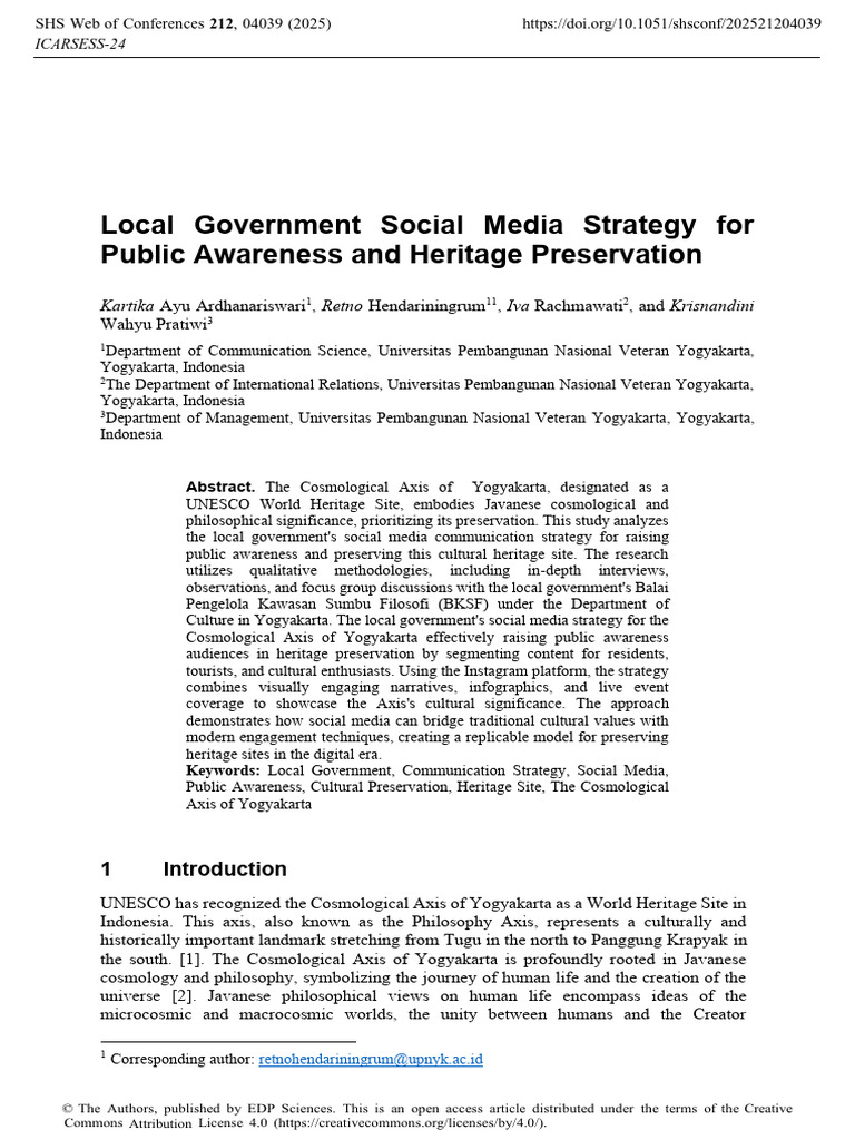 Local Government Social Media Strategy For Public | PDF | Social Media ...