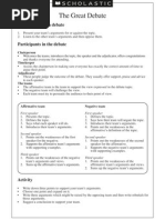 (WSC) Team Debate Guide | PDF | Immigration | English Language