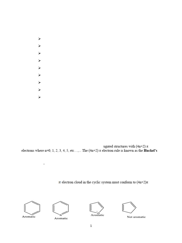 Aromatic Chemistry: Key Concepts and Reactions | PDF | Aromaticity ...