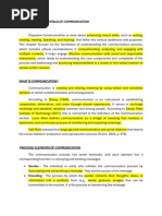 7 Key Elements of Communication Process | PDF | Communication ...