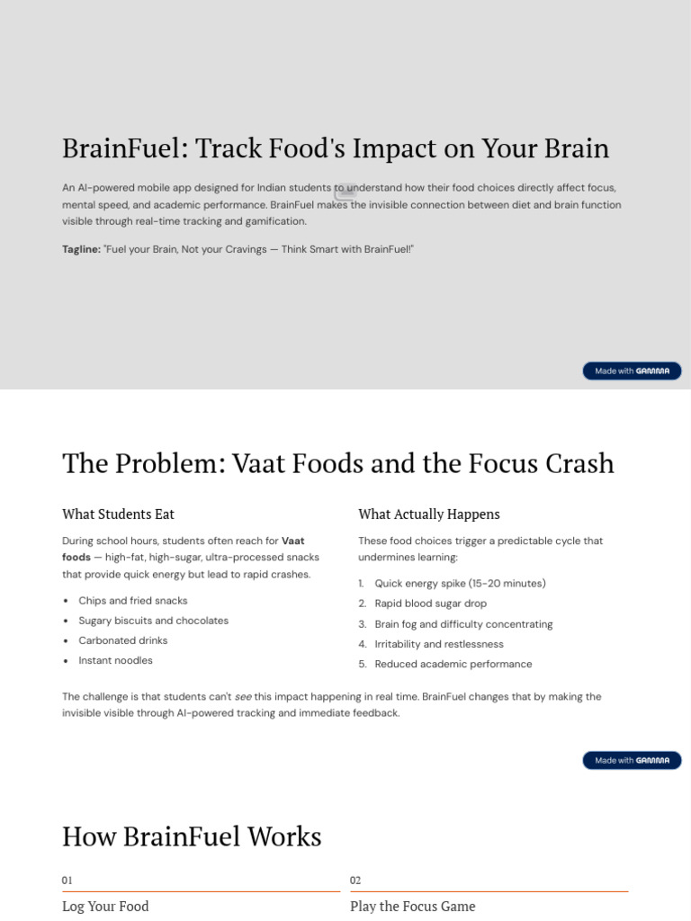 BrainFuel Track Foods Impact On Your Brain | PDF | Artificial ...