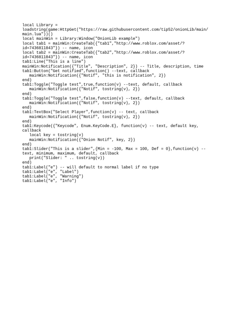 Free UI Library for Roblox | PDF