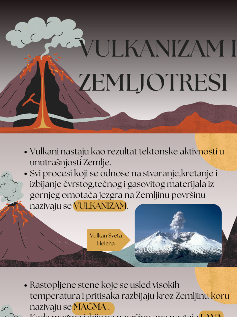 Vulkanizam I Zemljotresi | PDF