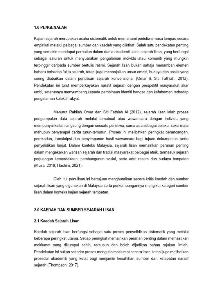 Turnitin Sej Tugasan 1 | PDF