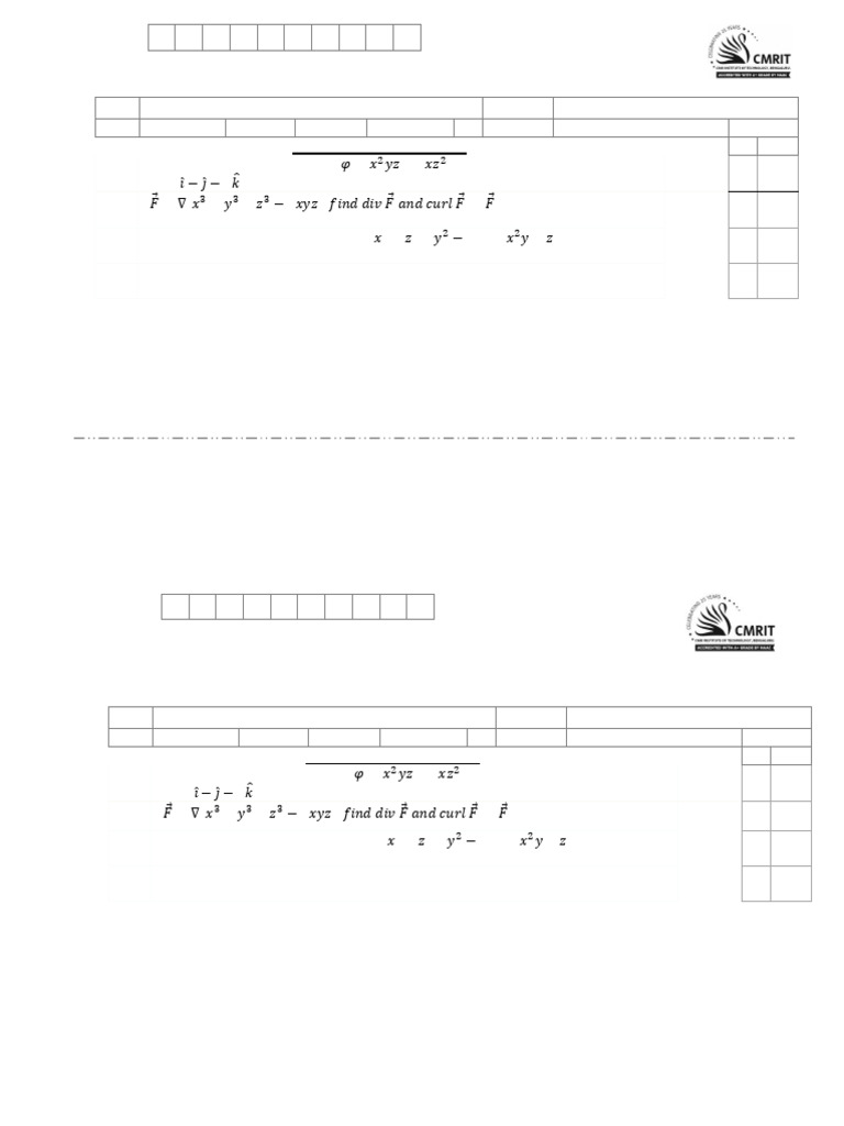 IAT-III Question Paper With Solution of BMATS201 Engineering Maths For ...