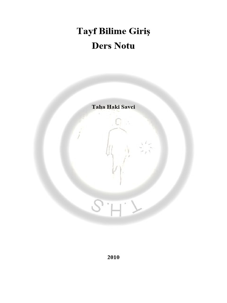 Tayf Bilime Giris Ders Notu | PDF