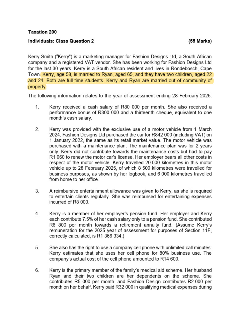Kerry Smith's Tax Liability Calculation | PDF | Economies | Payments