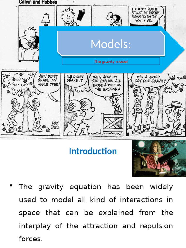 Understanding the Gravity Model | PDF | Gravity | Newton's Law Of ...