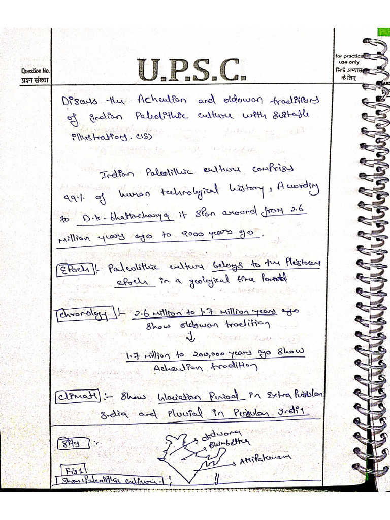 Paleolithic Culture Pdf