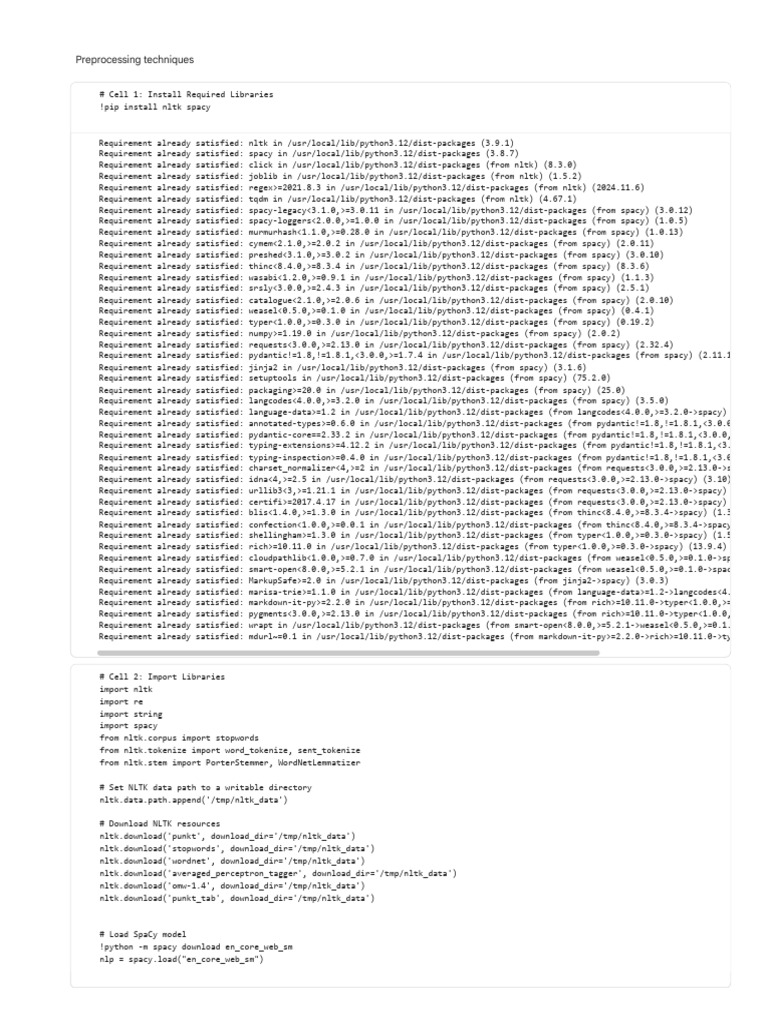 Essential Text Preprocessing Steps | PDF | Linguistics | Text