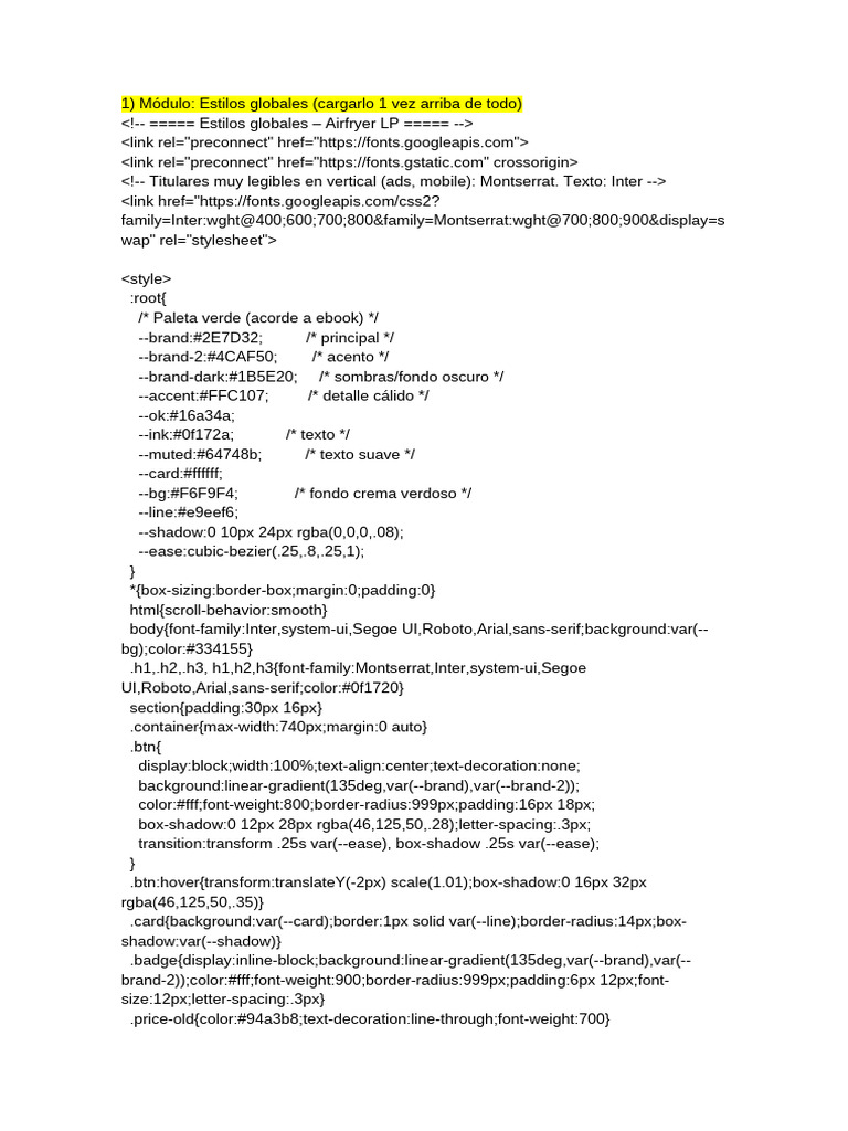 Chat GPT Codigo Landing Bilbao | PDF