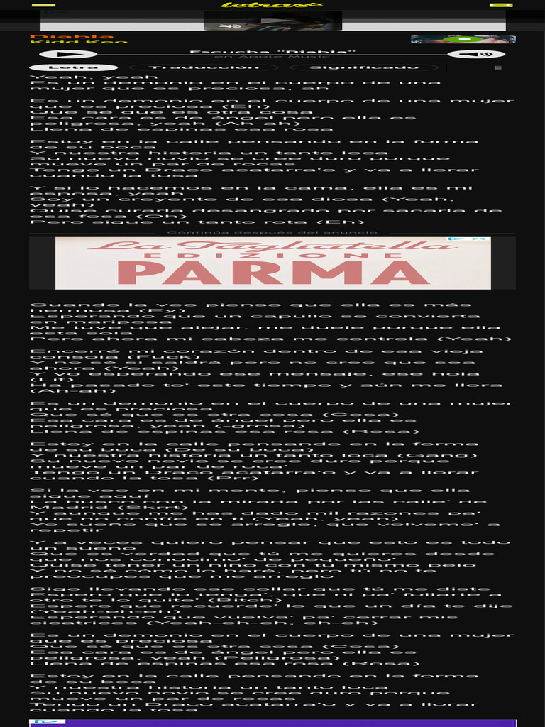 Diabla - Kidd Keo | PDF