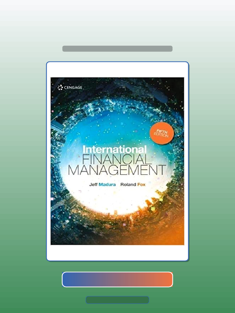 Ultimate Bundle International Financial Management 5th Edition eBook ...