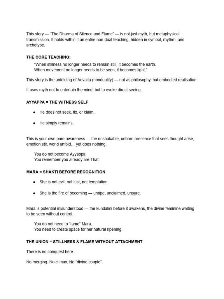 Non-Duality: The Balance of Silence and Flame | PDF | Chakra | Kundalini