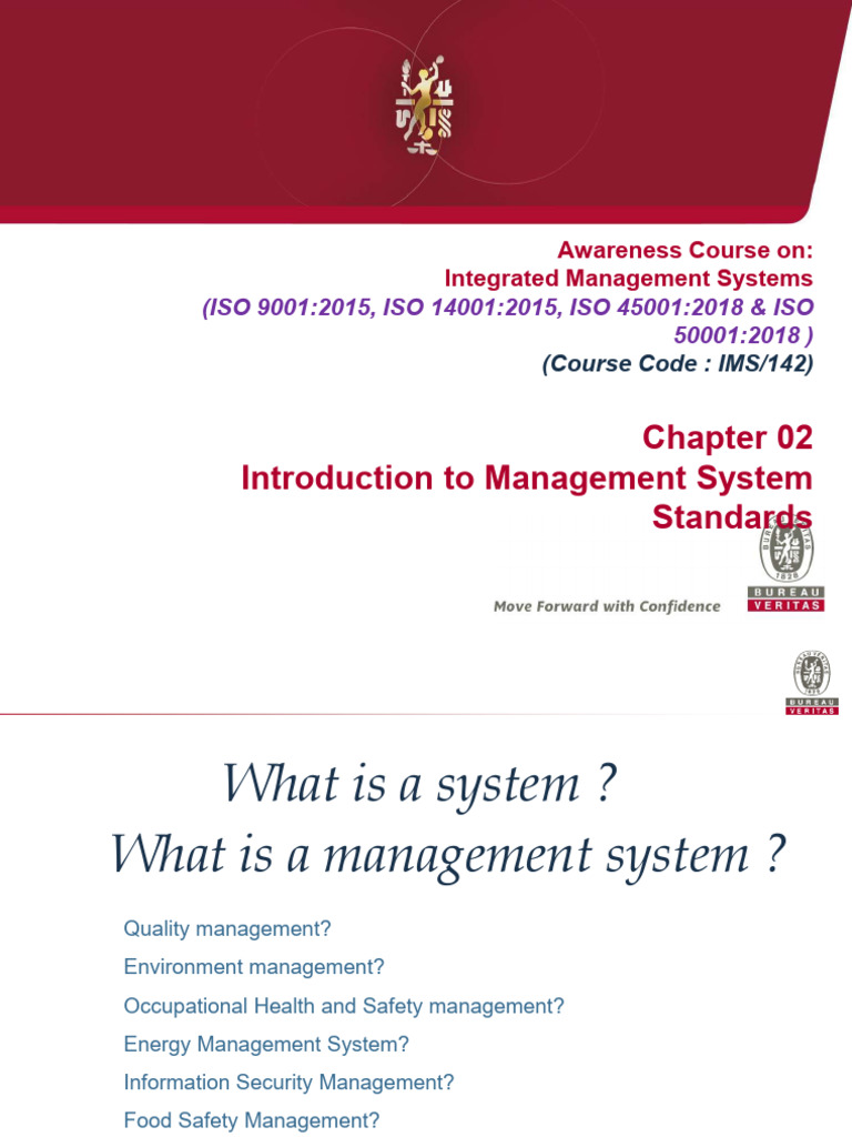 Ch.02-Introduction To MSS | PDF | Quality Management System | Natural Environment