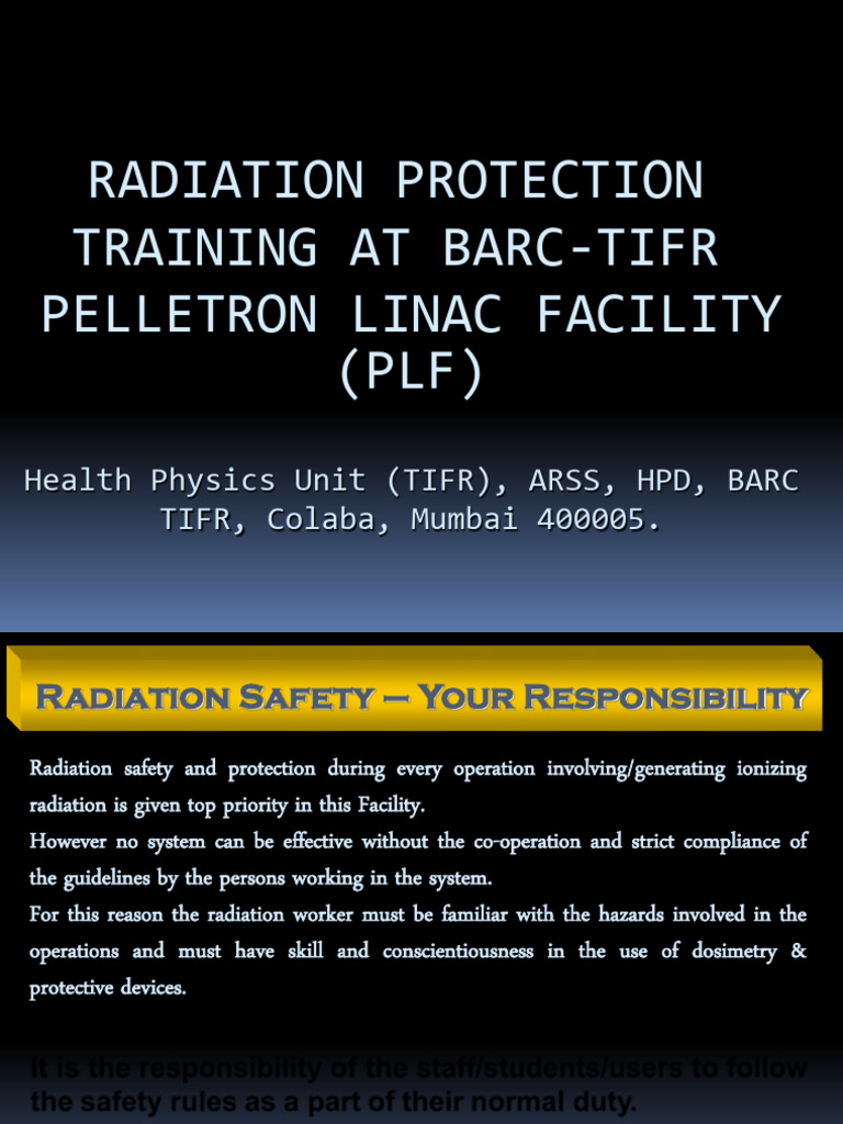 Radiation Protection Training Overview | PDF | Ionizing Radiation ...
