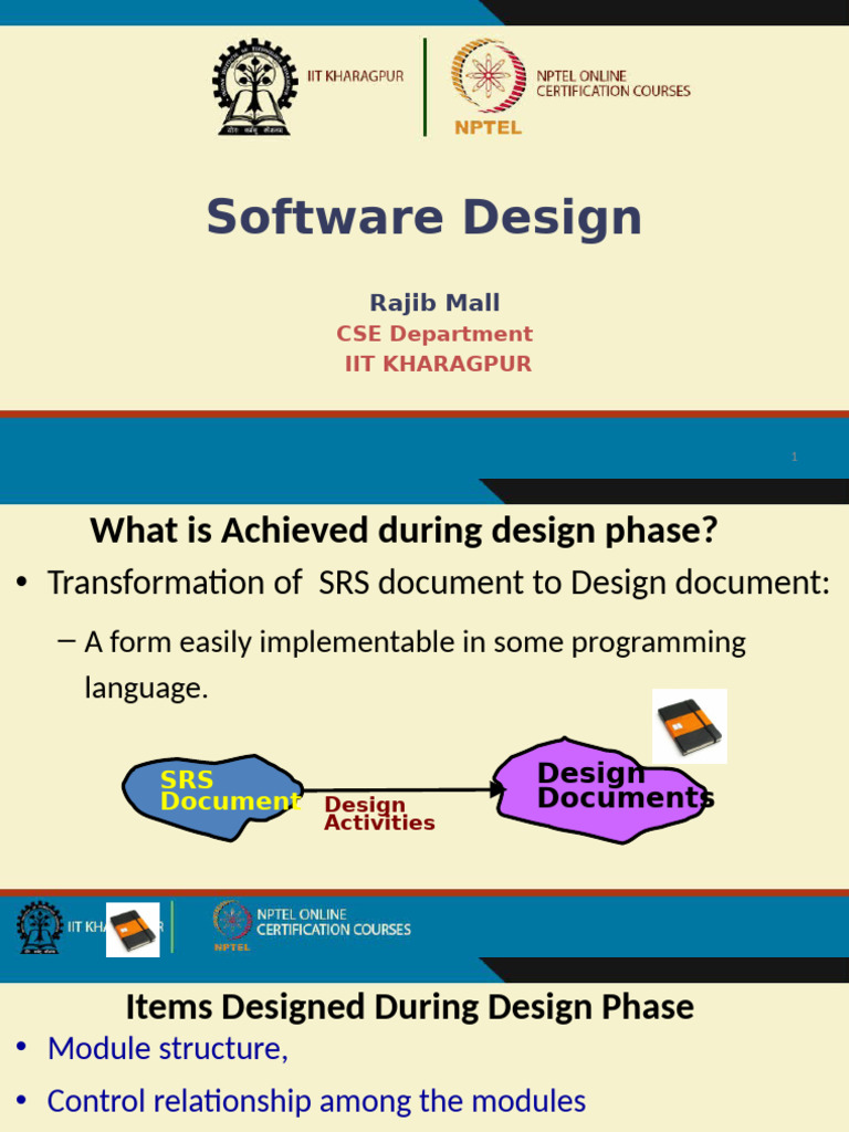 Week 5 - Software Design | PDF | Class (Computer Programming) | Object Oriented Programming