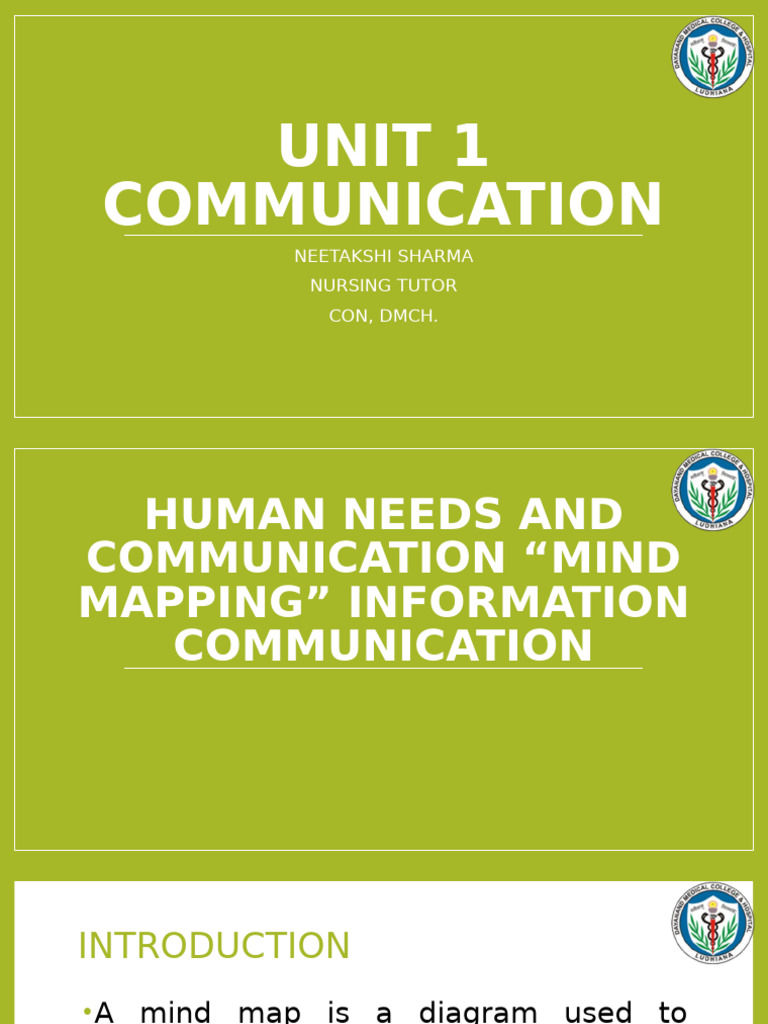 Mind Mapping for Effective Communication | PDF | Cognitive Science ...