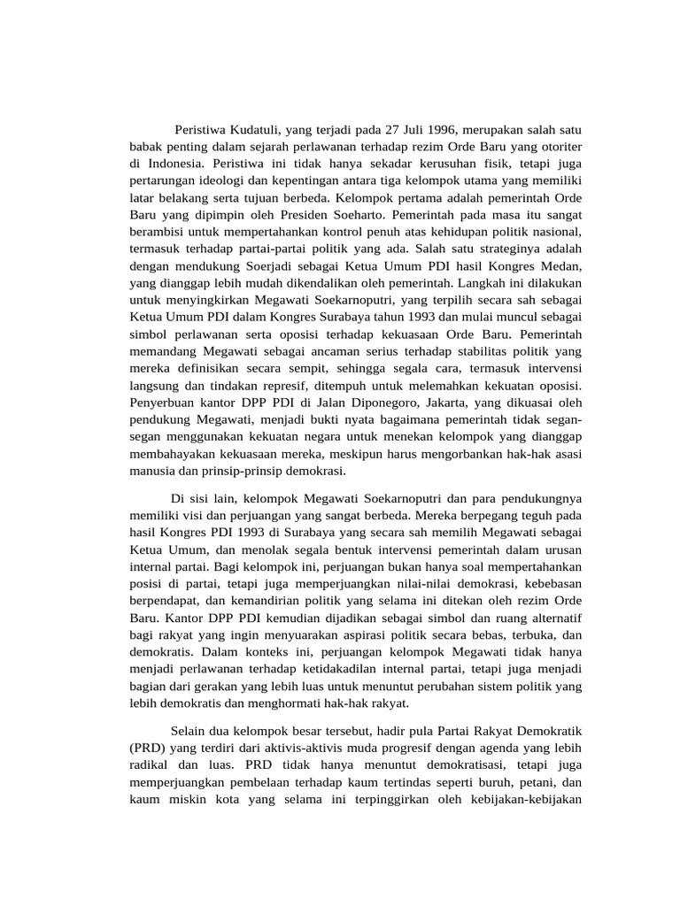 Peristiwa Kudatuli | PDF