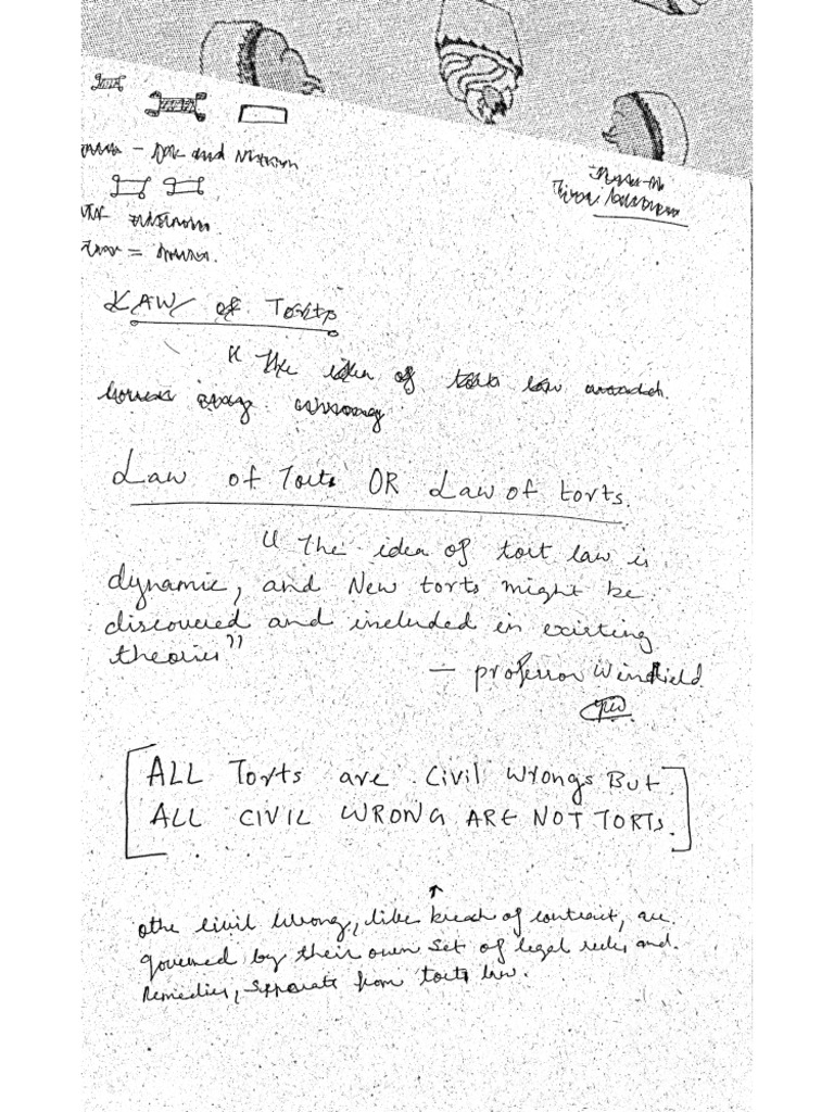 Torts Note | PDF