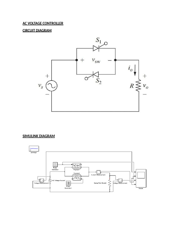 11.simulation of Ac Voltage Controller | PDF