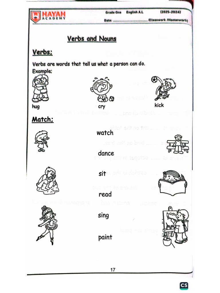 Verbs Vs Nouns | PDF