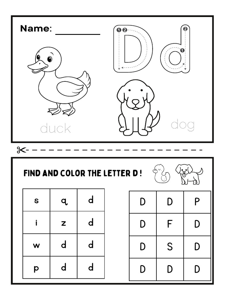 Phonic DD Worksheet | PDF
