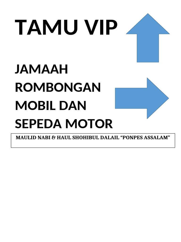 Tamu VIP Maulid Nabi Ponpes Assalam | PDF