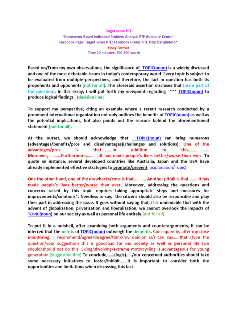 Modified Essay 4 Examples Suggestion14 August | PDF | Argument | Essays