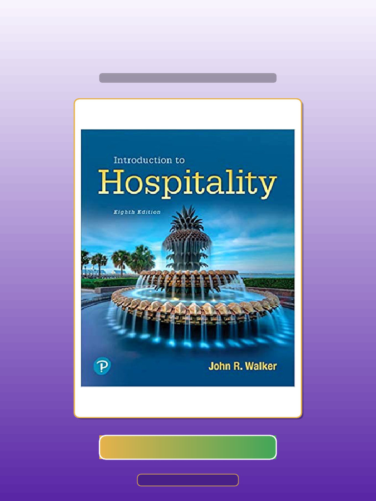 Ultimate Bundle Introduction To Hospitality 8th Edition Ebook and ...