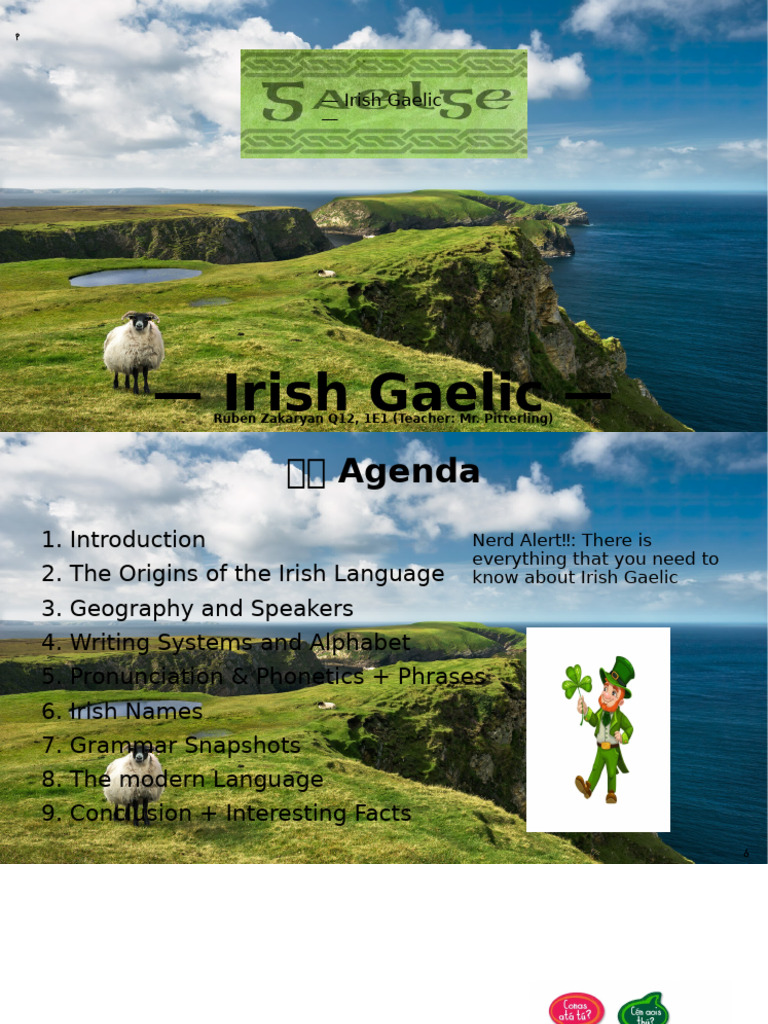 Irish Gaelic - Lk.englisch | PDF | Irish Language | Consonant