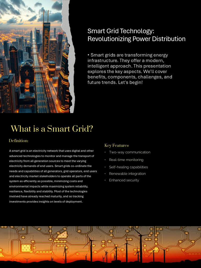 Smart Grid Technology Revolutionizing Power Distribution | PDF | Smart ...