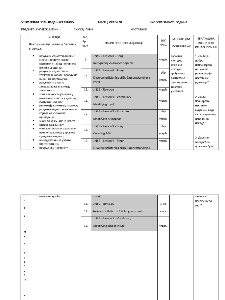 FandF, 1. oktobar | PDF